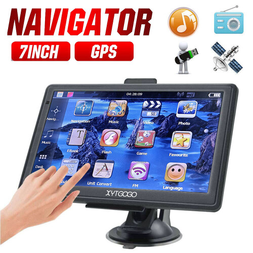 7" Sat Navs Car Truck Hgv Car GPS Navigator UK EU Map Lifetime Updates ...