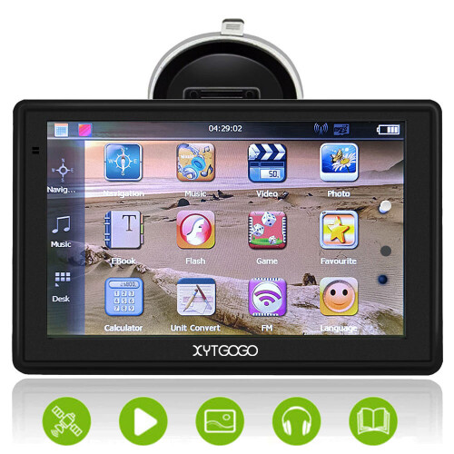 7" Sat Navs Car Truck Hgv Car GPS Navigator UK EU Map Lifetime Updates ...