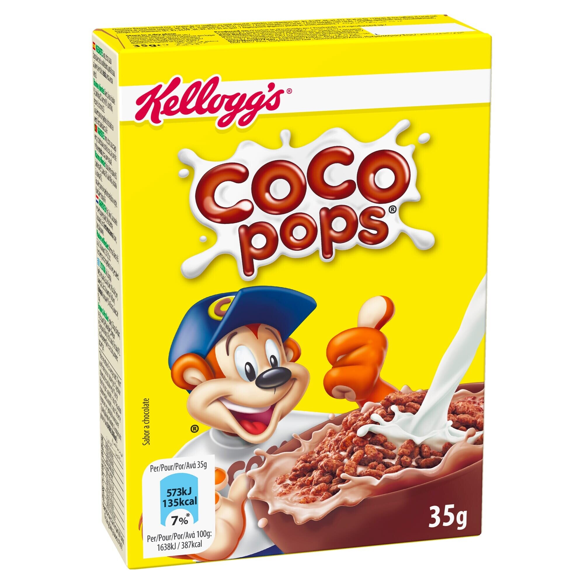 Kelloggs Coco Pops Cereal Portion Packs - 1x40x35g on OnBuy