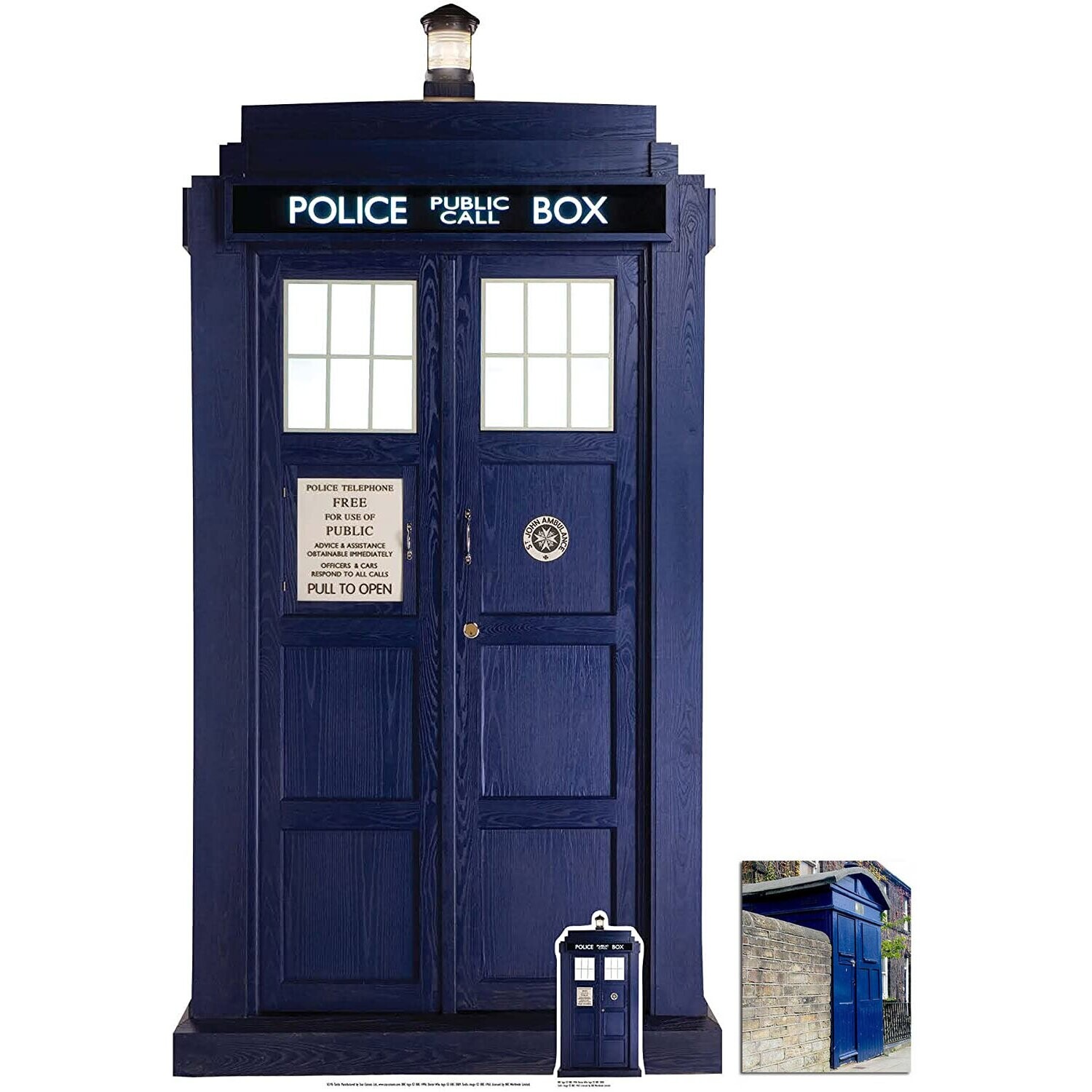 The Tardis Official Doctor Who Cardboard Cutout / Standee 192cm x 97cm ...