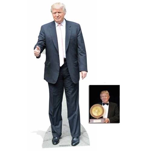 Donald Trump Pink Tie Lifesize Cardboard Cutout / Standup /Standee ...