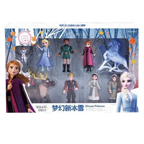 Hot-selling Disney Frozen 2 Elsa Anna PVC Olaf Christoph Sven Anime ...