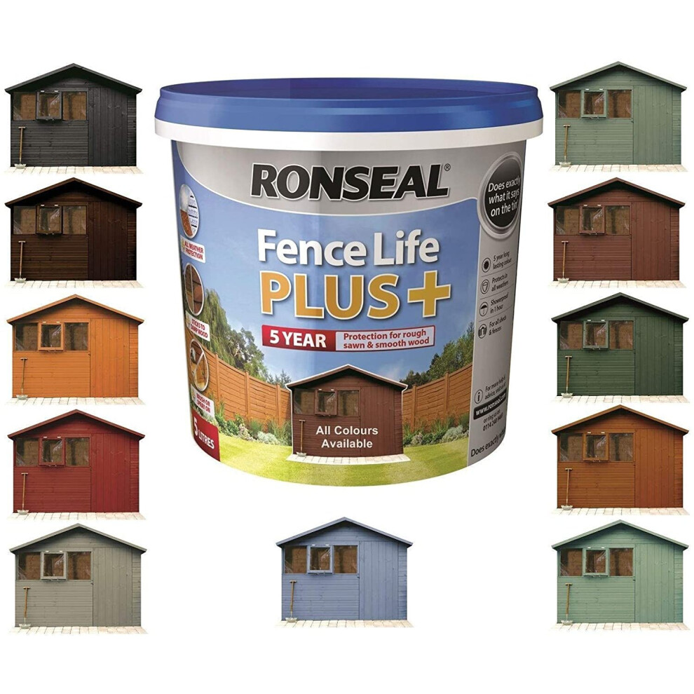 Ronseal fence paint colour chart store