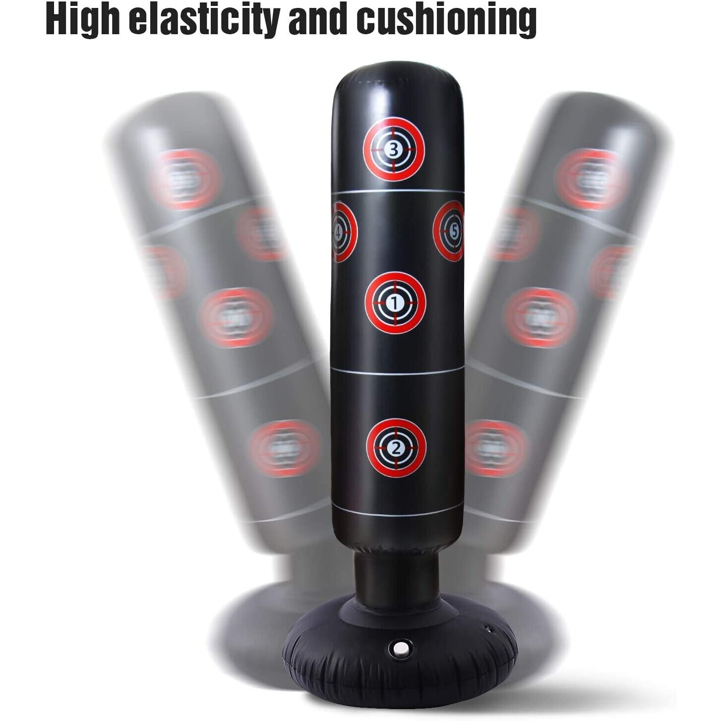 Free Standing Inflatable Boxing Punch Bag Kick Training Kids Adults on ...