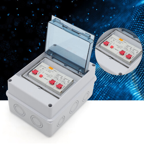 2 Way Caravan Garage Consumer Unit Enclosure Fuse Box on OnBuy