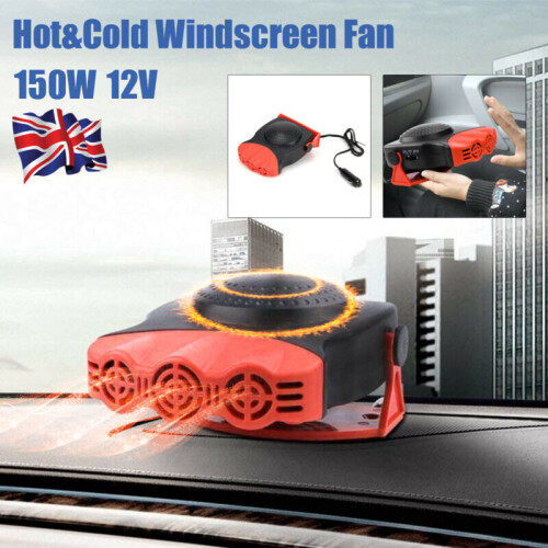 Electric Car Heater Defroster 12V 150W DC Heating Fan Defogger on OnBuy