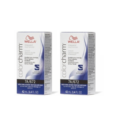 (7A/672 - pack of 2) Wella 12C Ultra Light Blonde Color Charm Permanent ...