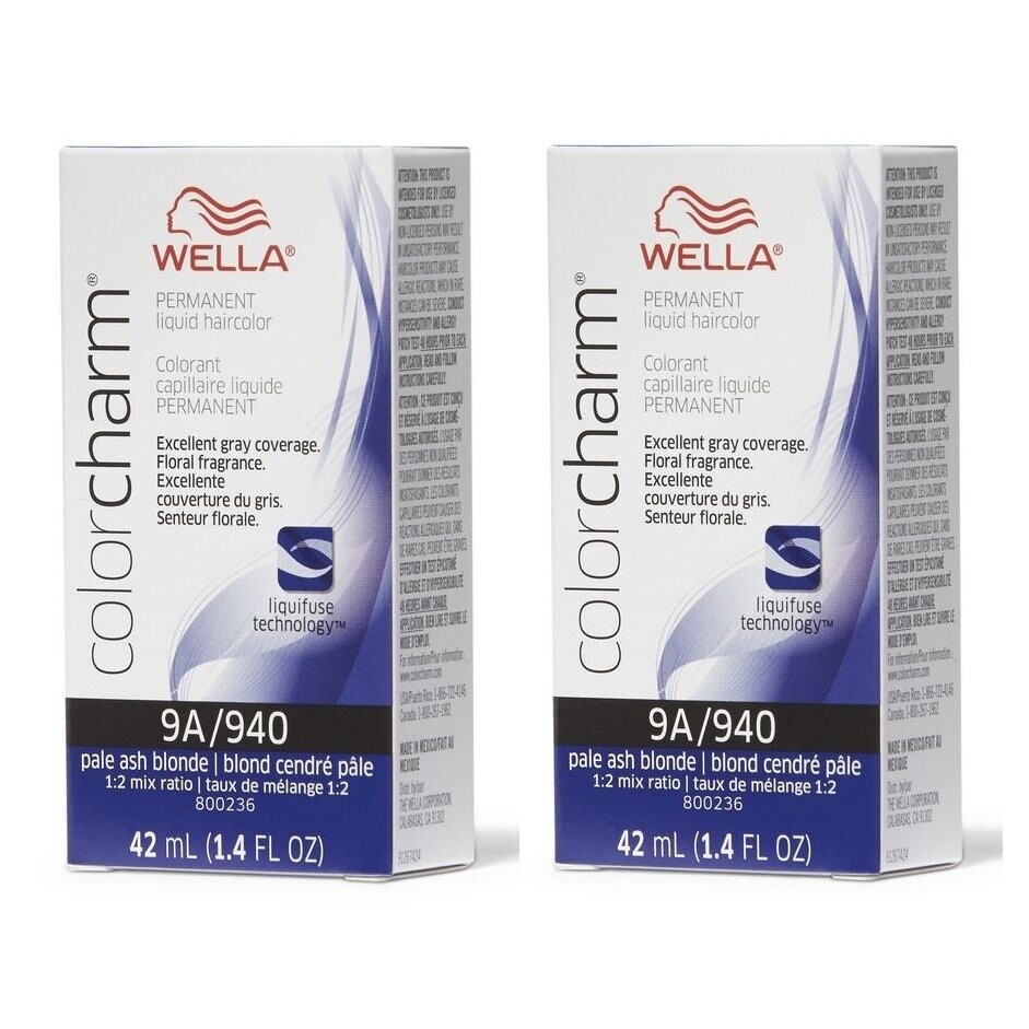 (9A/940 - pack of 2) Wella 6AA Dark Blonde Intense Ash Color Charm ...