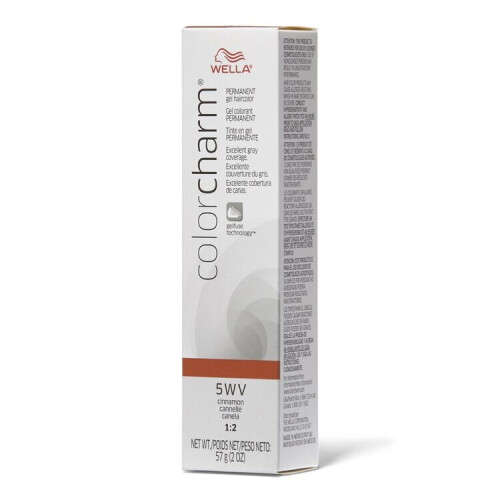 (5WV Cinnamon (Gel)) Wella Color Charm 5WV Cinnamon Permanent Gel ...