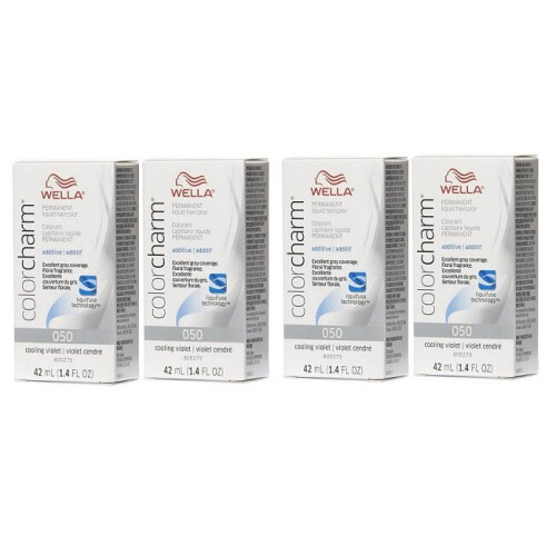 (O50 Pack of 4) Wella Color Charm T35 Beige Blonde Permanent Liquid ...