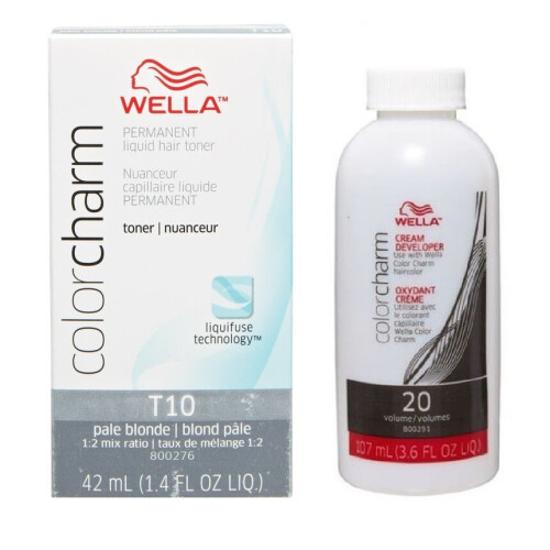 Wella Color Charm T10 Pale Blonde Permanent Liquid Hair Toner on OnBuy