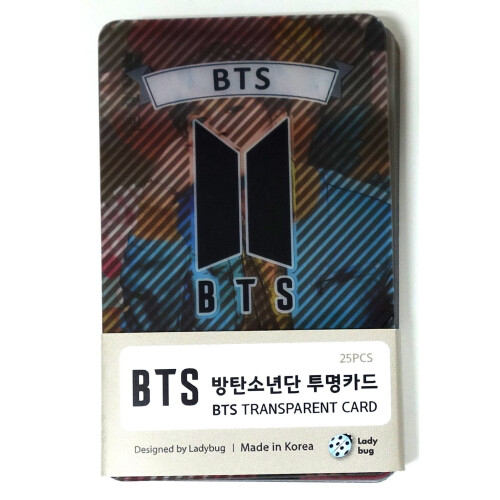 BTS BANTAN BOYS - TRANSPARENT PHOTO CARDS 25pcs [FAN GOODS] by BigHit ...