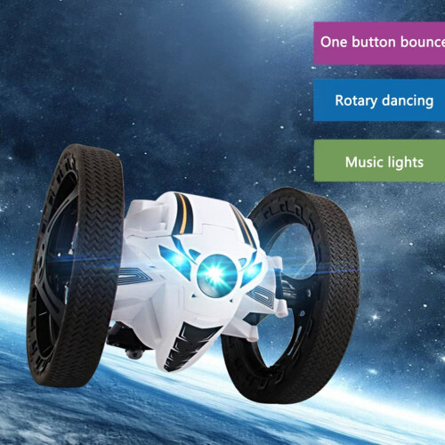 Mini Drone Jumping RC Car Bounce Car Robot Toy With Remote Control on OnBuy