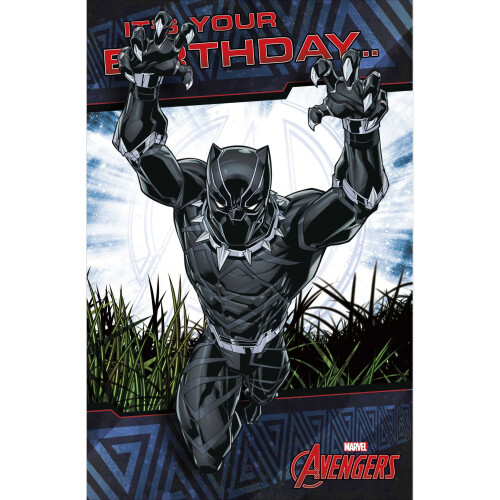 Marvel Avengers 3D Holographic Birthday Greeting Card Disney Character ...
