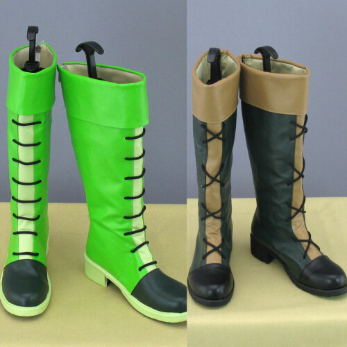 (Dark Green) Hunter x Hunter Gon Freecss Cosplay Boots on OnBuy