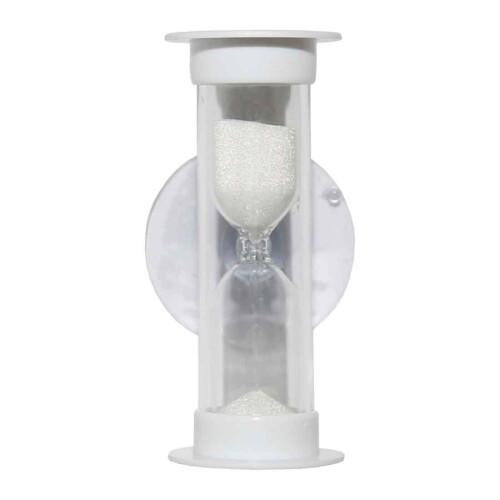 (White, 5 Minutes) Hourglass Shower Timer Eco Hot Water Energy Saving ...