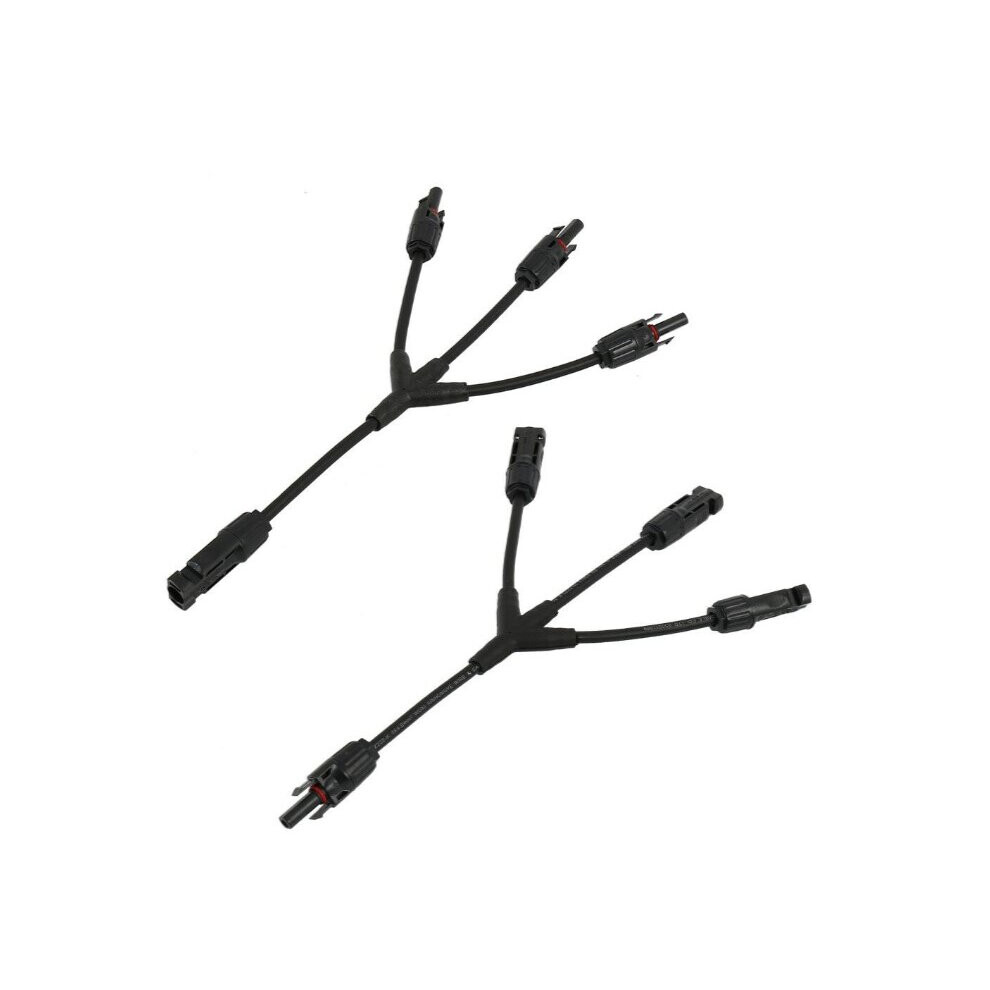 (Triple Y-Branch Pair Series Connectors, x10) Solar Panel T/Y Branch ...