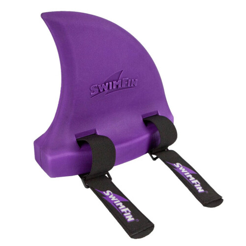 Swimfin Swimming Swim Shark Fin Training Floatation Aid - Purple on OnBuy