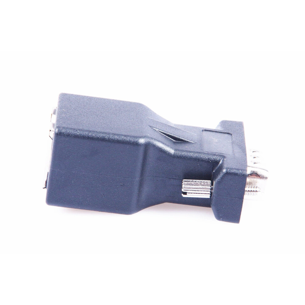 LM YN DB9 RS232 Male Port to RJ45 Female Connector Card DB9 Serial Port ...