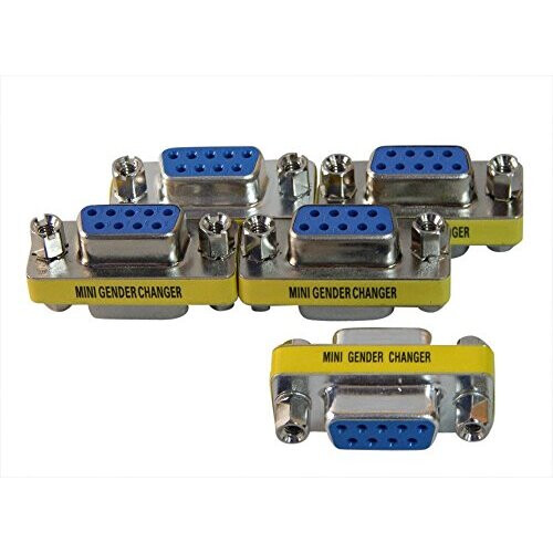 PartsCollection 5 Pack of DB9 (Serial 9 Pin ) Female to Female Adapters ...