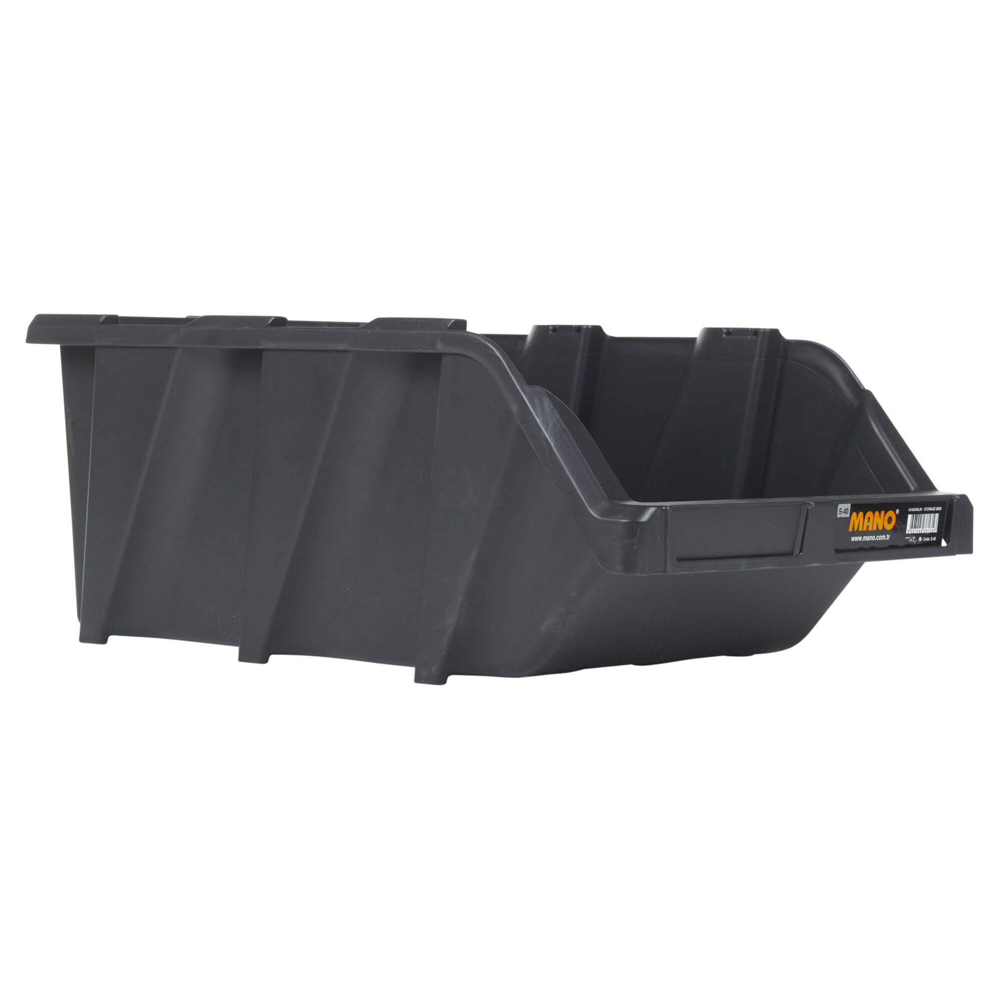 (S-40: H 20 W 31 D 47) Plastic Stacking Bins Tool Storage Organiser ...