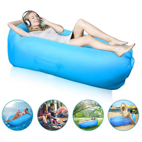 Inflatable hangout bed store