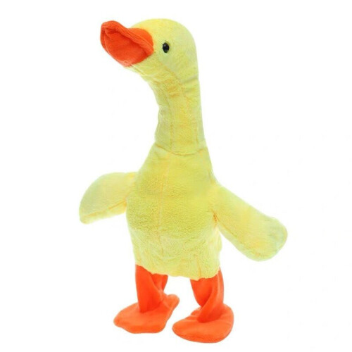 Wireless Remote Control Duck Toy RC Plush Toy Little Yellow Duck Can ...