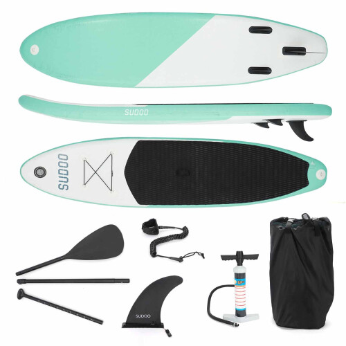 10FT Inflatable Stand Up Paddle SUP Surfing Board paddleboard kayak on ...