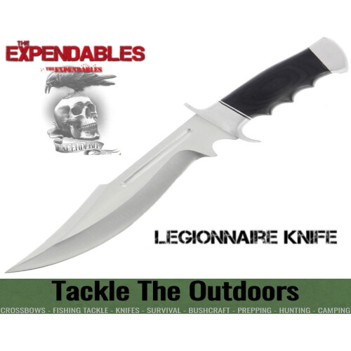 Expendables 2 Legionnaire Style Bowie Knife With Leather Sheath on OnBuy
