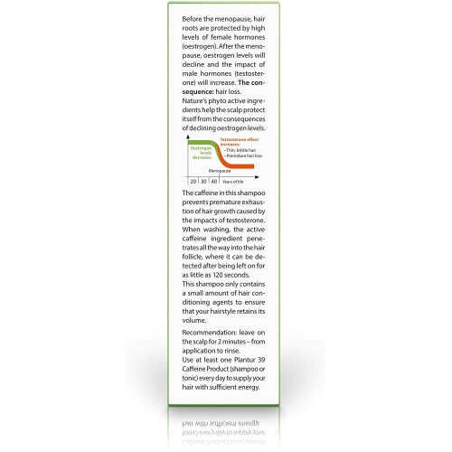 Plantur 39 Caffeine Shampoo and Conditioner Set Prevents and Reduces ...