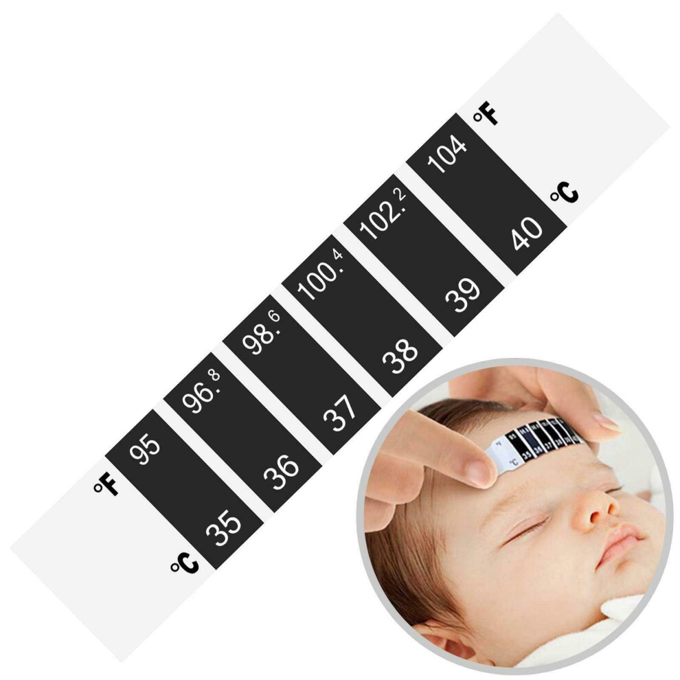 Forehead Thermometer Strip Child Baby Fever First Aid Adult Instant Temperature on OnBuy