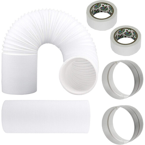 UNIVERSAL Cooker Hood Air Conditioner Hose Pipe Vent Extension Kit (9m ...