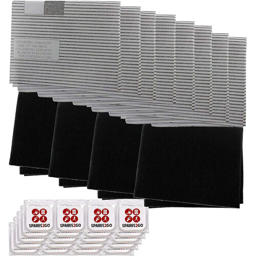 UNIVERSAL Cooker Hood Filter Kit for Recirculating Kitchen Extractor ...
