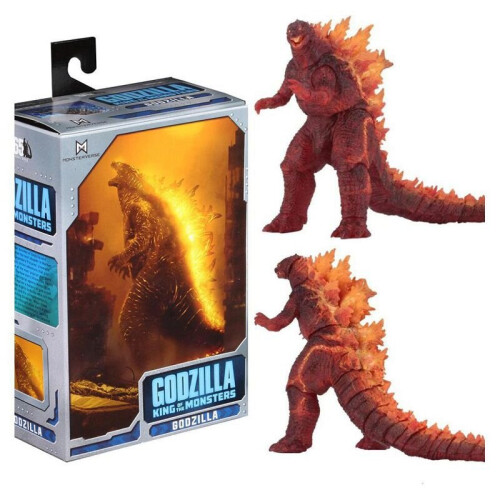 (Red) Burning Godzilla Action Figures Movable Joints on OnBuy