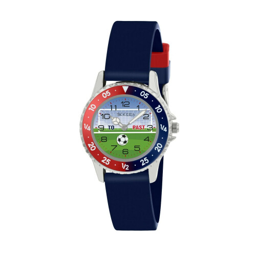 Tikkers Children's Football Theme Time Teacher Watch on OnBuy