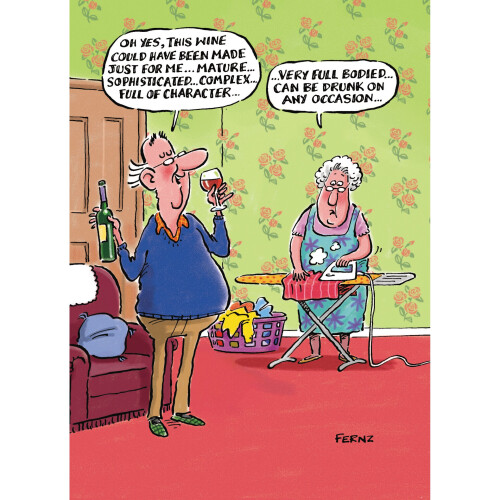 Aged To Perfection Drunk On Any Occasion Funny Birthday Card Fernz Humour Cards on OnBuy