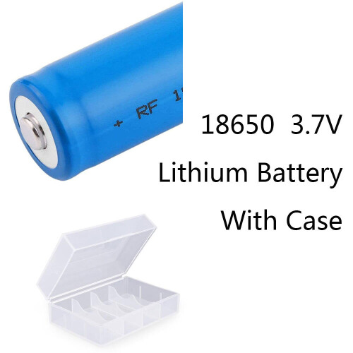 18650 3.7V Rechargeable Lithium Battery With Case on OnBuy