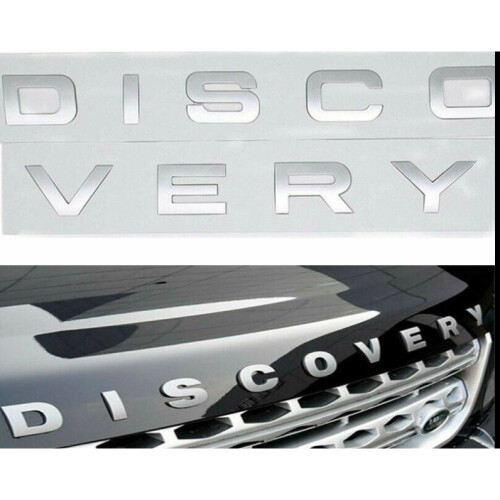 Discovery Chrome Badge Emblem Sticker for the Range Rover on OnBuy