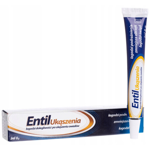 Entil Bites, Insect Bite Soothing Gel,Entil Ukąszenia, żel łagodzący po ...