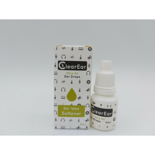 Olive Oil Ear Drops - Virgin Olive Oil, 10ml with Dropper, Helps Remove ...