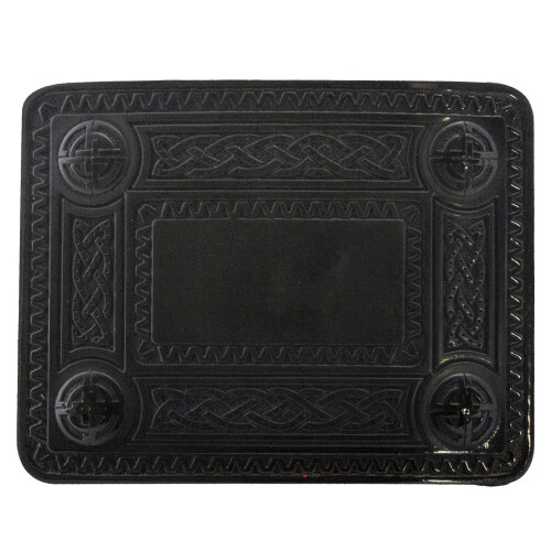 (Celtic Knot Black) Kilt Belt Buckle Rectangular Shape Antique and ...