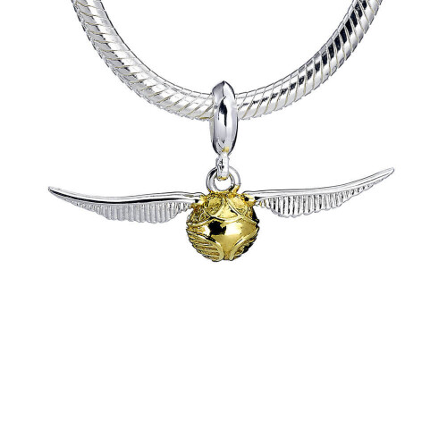 Harry Potter Sterling Silver Golden Snitch Slider Charm on OnBuy