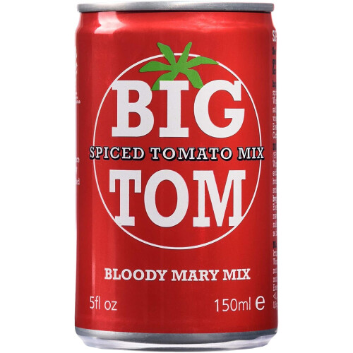 Big Tom Spiced Tomato Juice- Bloody Mary Mix can (150ml x 24 Cans) for ...