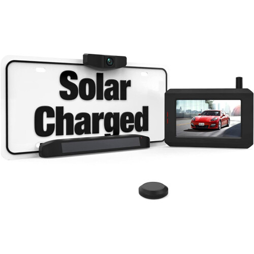 BOSCAM SunGo Solar Powered Wireless Reversing Camera, No Wiring Minutes ...