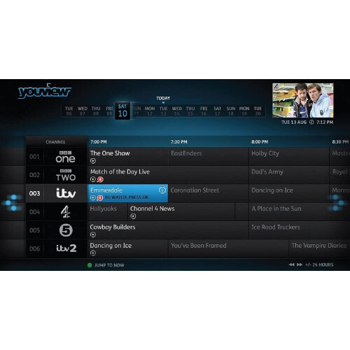 BT Youview+ Set Top Box with Twin HD Freeview and 7 Day Catch Up TV, No ...