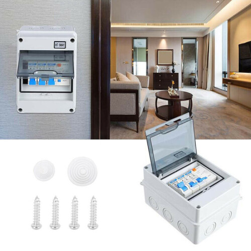 5 Way Weatherproof Fuse Box Garage Consumer Unit Enclosure on OnBuy