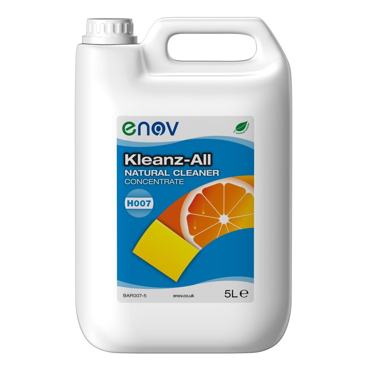 Enov H007 Kleanz-All Natural Cleaner Concentrated ~ 2 x 5 Litre on OnBuy