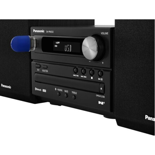 PANASONIC SC-PM252EB-K Bluetooth Micro Hi-Fi System - Black on OnBuy