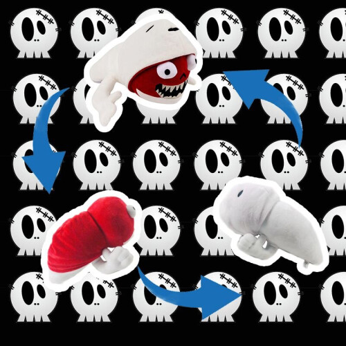 Siren Head Series Bridge Worm Plush Toys Reversible on OnBuy