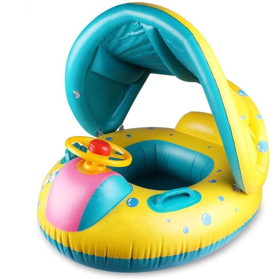 Baby Float Boat Baby Swimming Float Inflatable Baby Swimming pool with ...